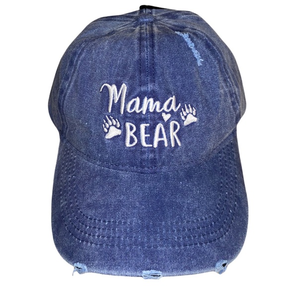 Sonoma | Accessories | Nwt Sonoma Distressed Blue Mama Bear Blue ...